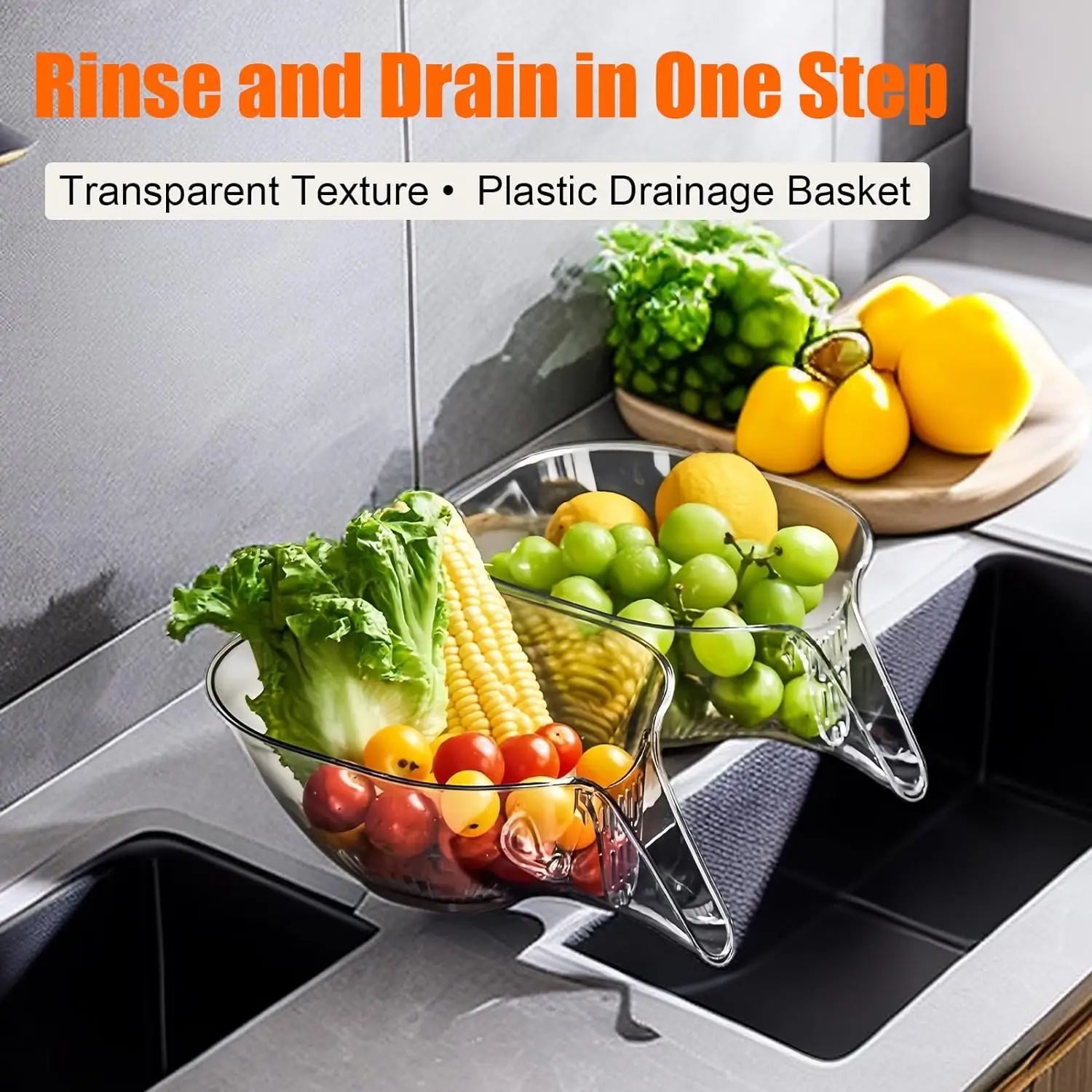 Multifunctional Drain Basket - Efficient Noodle Strainer