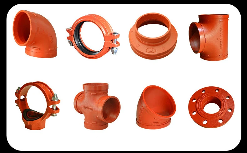 DSDST Ductile Iron Grooved Fittings - Flexible & Durable