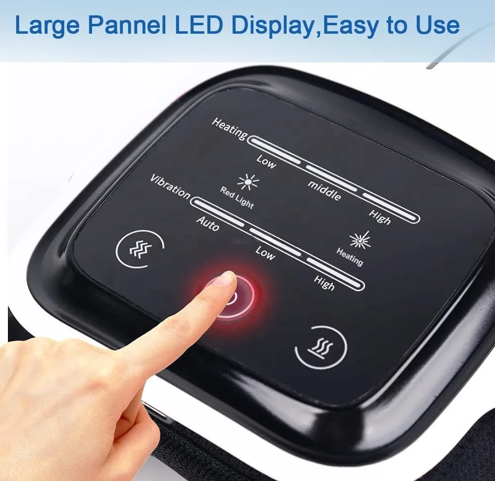 Physiotherapy Knee Massager with Heat & Vibration for Joint Pain Relief ...