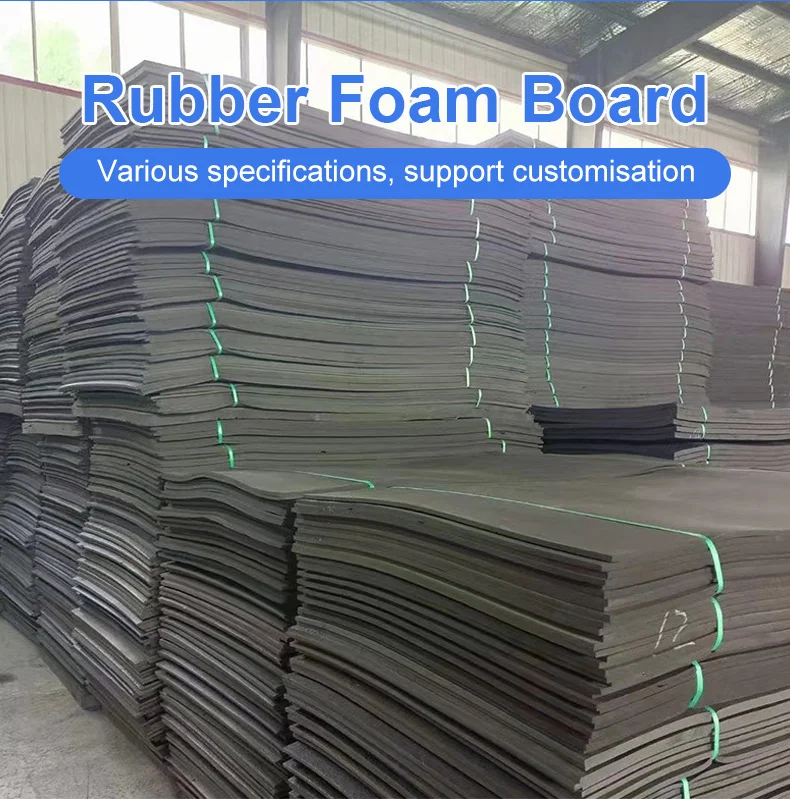Air Conditioner Thermal Insulation Rubber Foam Sheets Soundproof Rubber Foam Closed Cell Foam ...