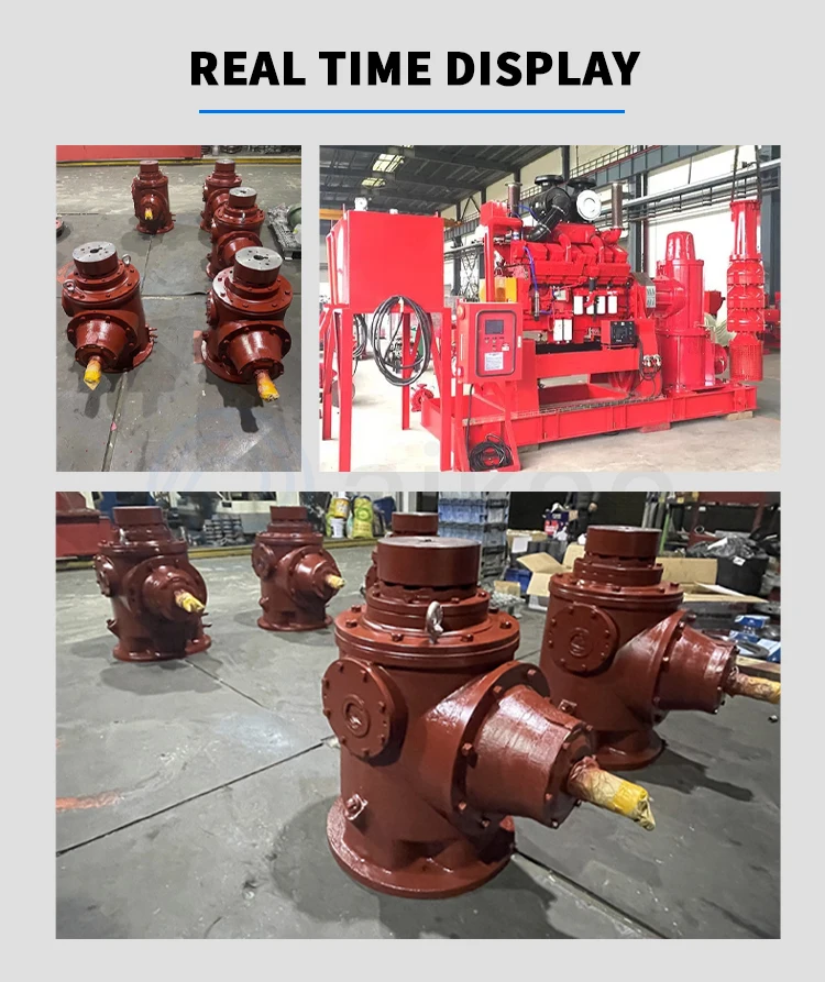 Fire Pump Gearbox - Industrial Right Angle Gearbox Spare Part