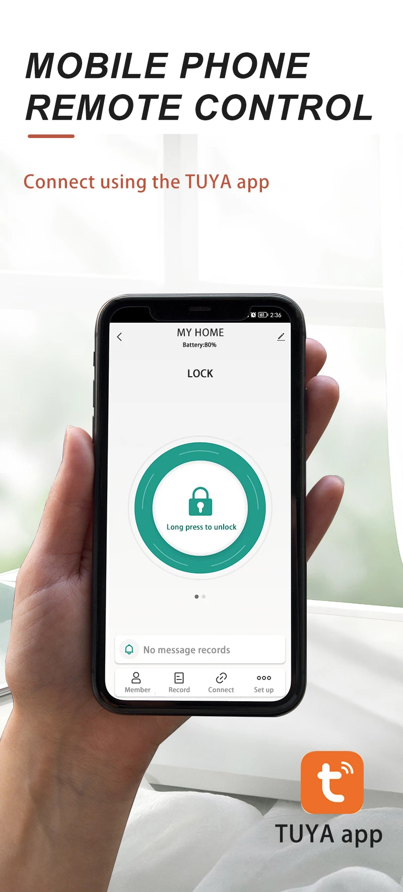 High-Efficiency Smart Lock Wifi Door Long Battery Life Anti-Peep ...