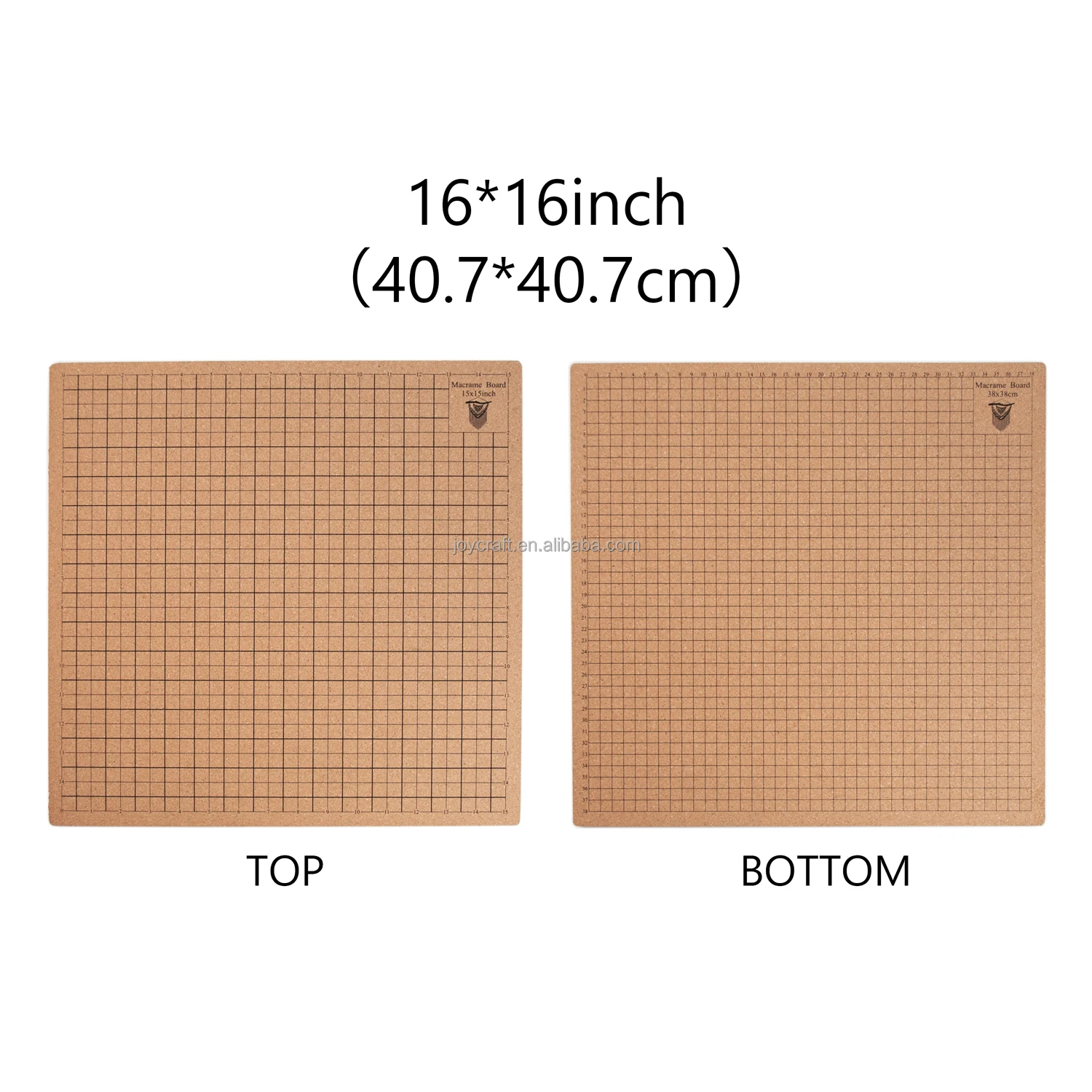 Macrame Board Cork Board 15*15 Inch Grid for Measuring Handcrafted ...