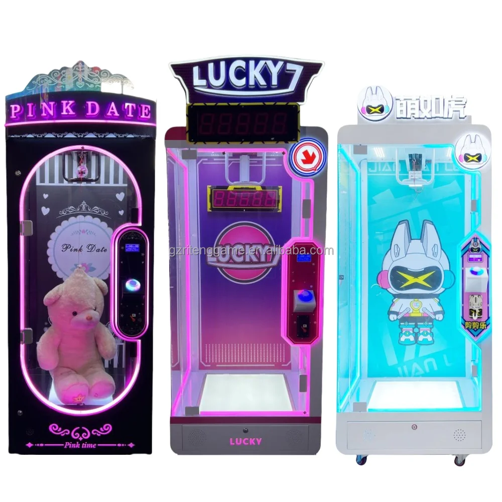 Riteng 2024 Pink Panther Mini Claw Machine Toy Shop Gift