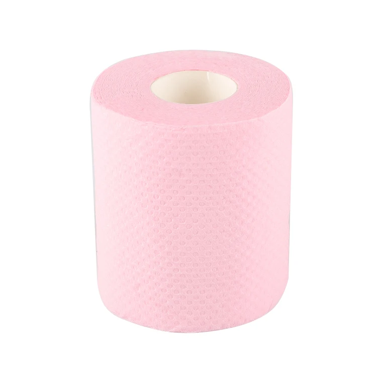 Wholesale Free Sample Tissue Paper Toilet Paper Pink Recycle Soft 2ply