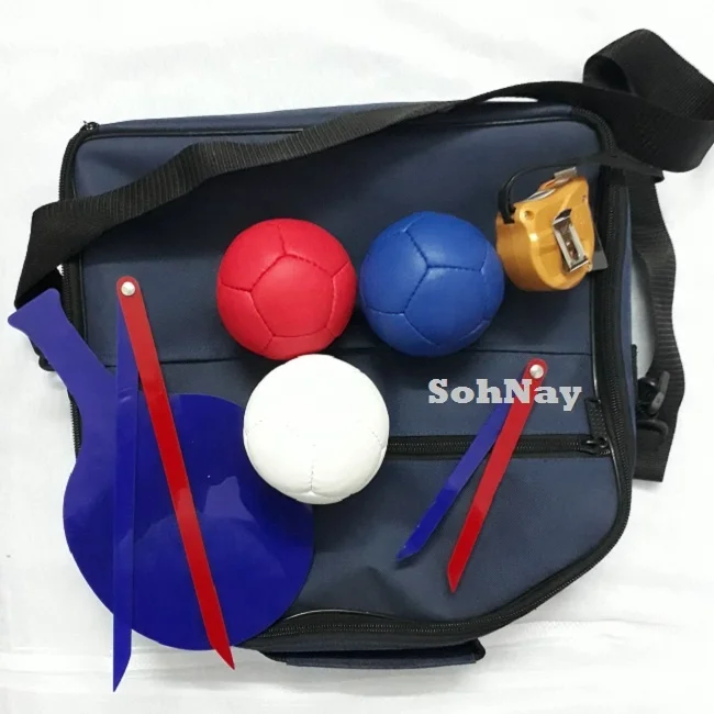 Boccia Balls Set 13 Balls Super Soft Medium and Hard Feels with ...