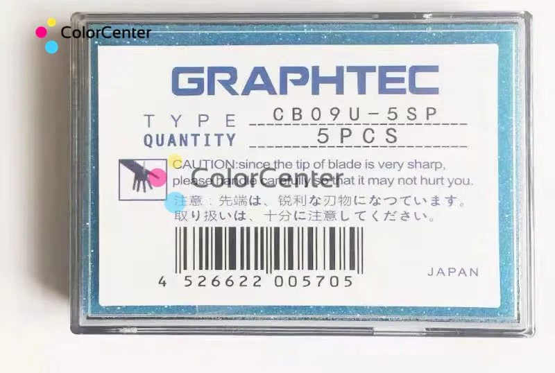 Graphtec 30 Degree Vinyl Cutter Blades - CB09UB, 5pcs/pack