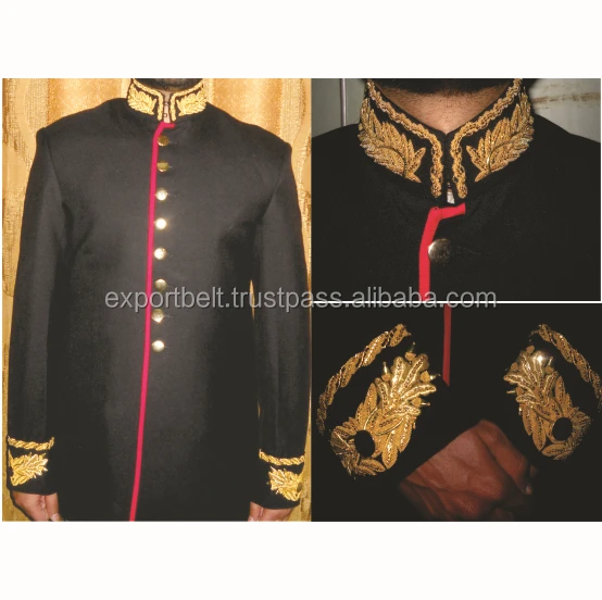 OEM Irish Guards Scarlet Uniform - Hand Embroidery Gold Collars
