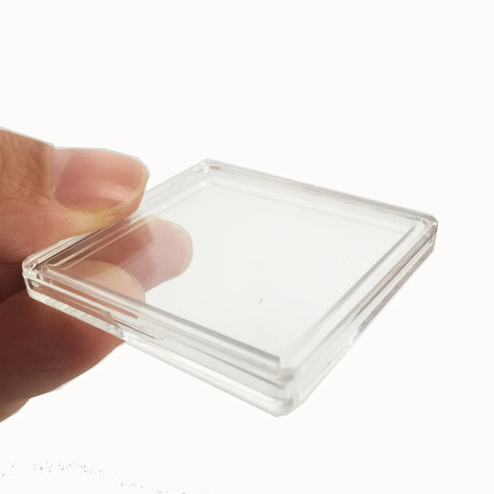 Custom Clear Acrylic Coin Capsule - Round, Square & Rectangular Cases ...