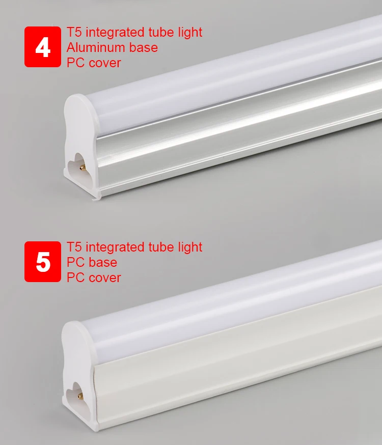 60cm 120cm 2ft 4ft Lighting Luz Led Tubes Aluminum T5 T8 Integrated Led ...