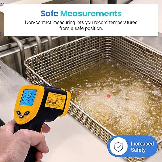 Non-contact Digital Laser Infrared Thermometer Temperature Gun Cooking ...