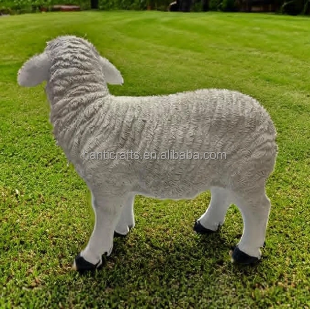 Resin Garden Sheep Outdoor Statue - Buy Sheep Garden Statue resin Sheep ...