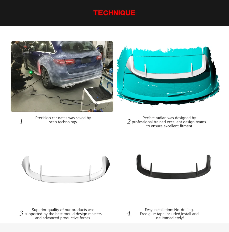 Custom X3M Roof Spoiler for BMW X3 G01 F97 SUV 2019-2022