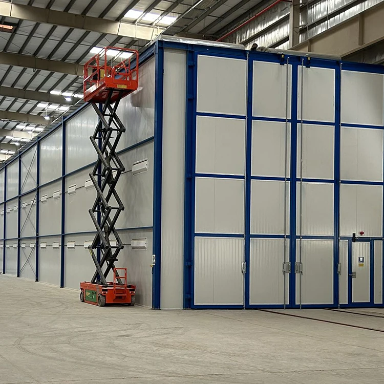 Industrial Shot Blasting Room Container Sand Blasting Chamber Air ...