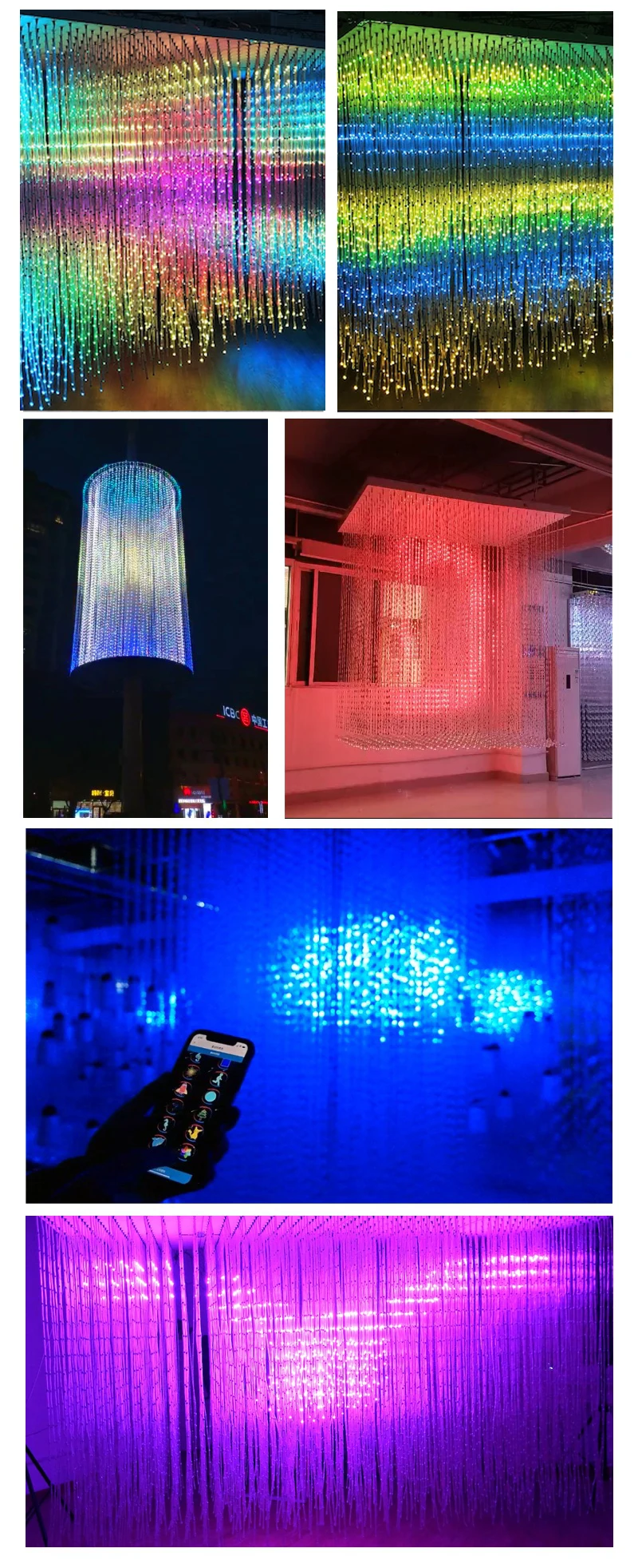 Customizable Smart 3D LED Cube Pixel Ball Light - DMX512 RGB - OEM