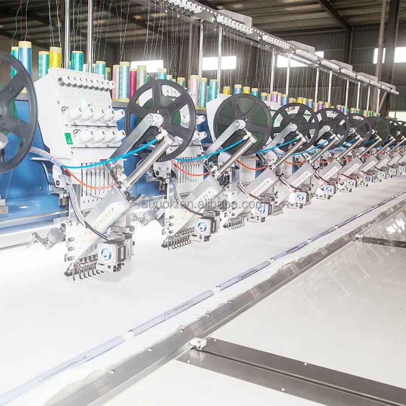 Flat Reference Model Embroidery Machine 28 Head Flatbed 923 ...