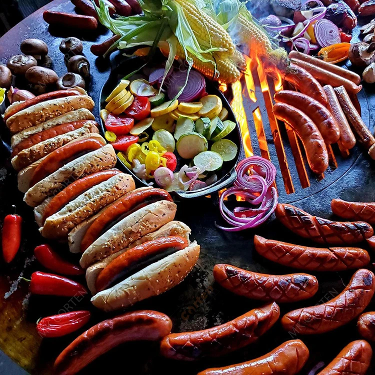 Mk Corten Custom Corten Steel Barbecue Brazier Metal Iron Ball Fire Pit ...