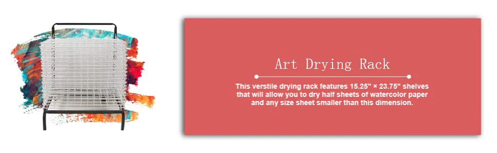 Jh-mech Elevated Paint Drying Rack With Wheels Suitable For Studio ...