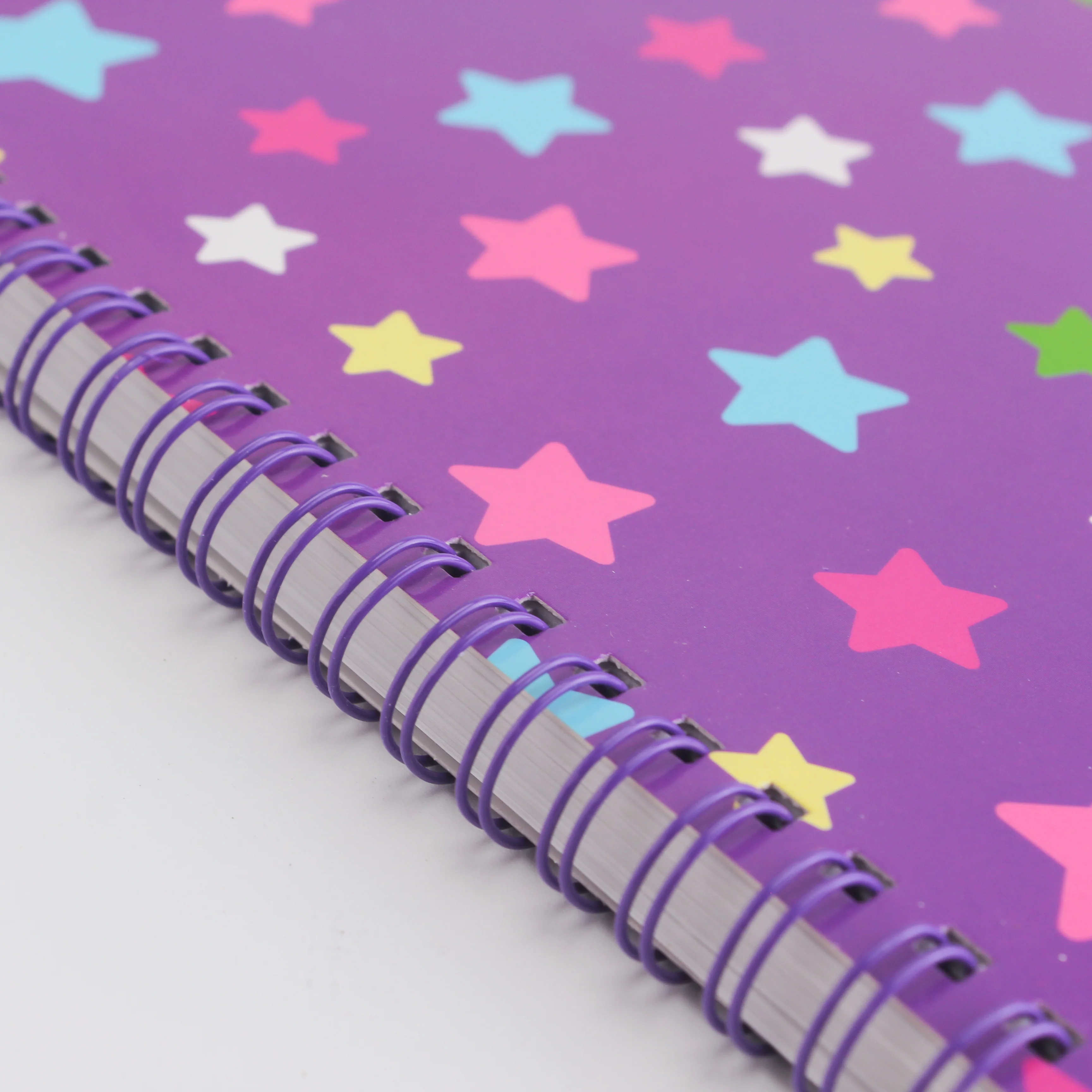 Custom Double Sprial Star Lined Notebook Notepad - Buy Small Size Cheap ...