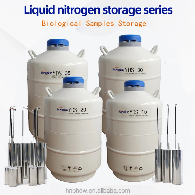 Laboratory YDS-175-216 Liquid Nitrogen Container Big Open for Storing ...