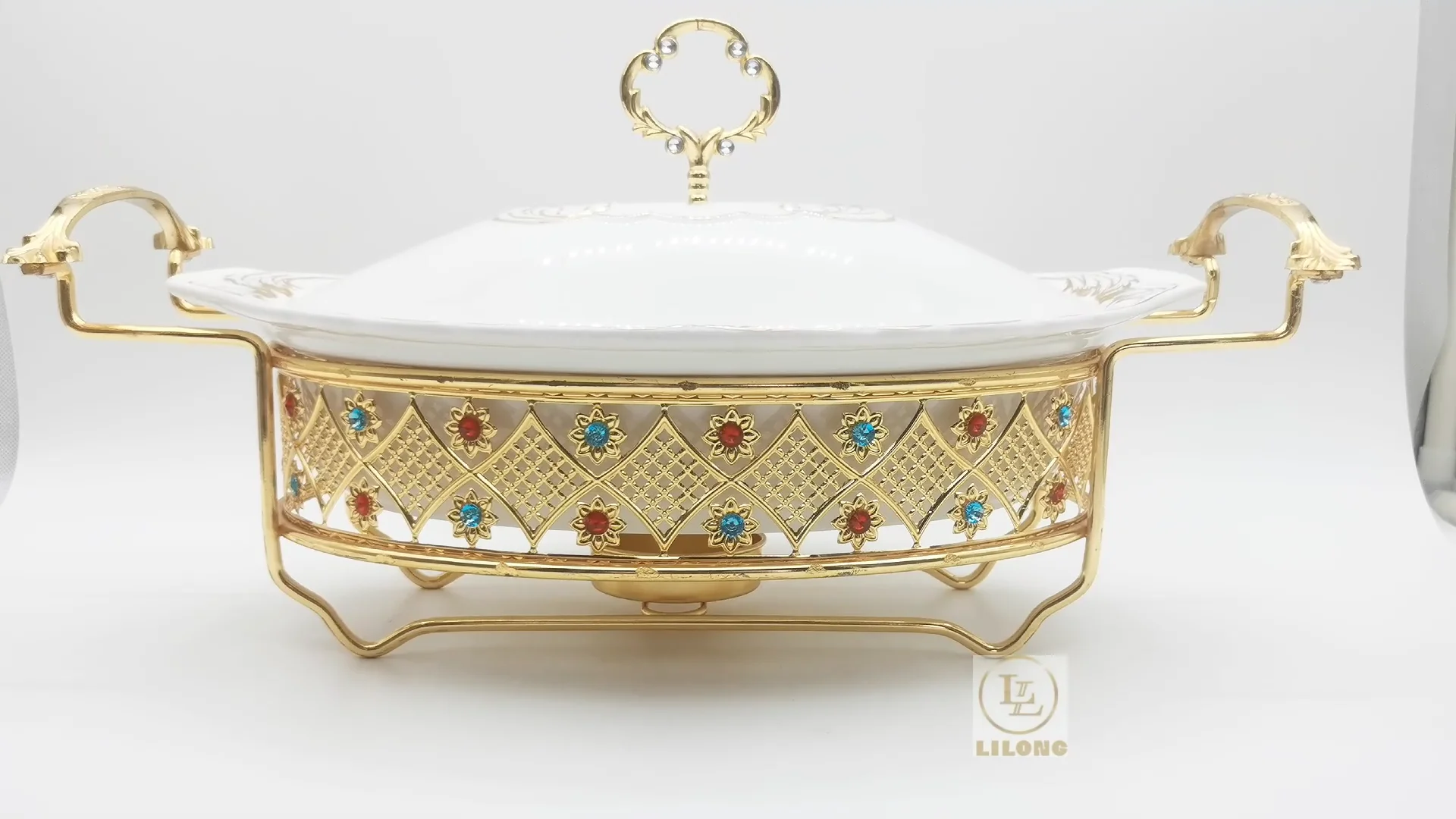 Luxury New Product Chafing Dish Buffet Set Food Warmer 1l Oval Shape ...