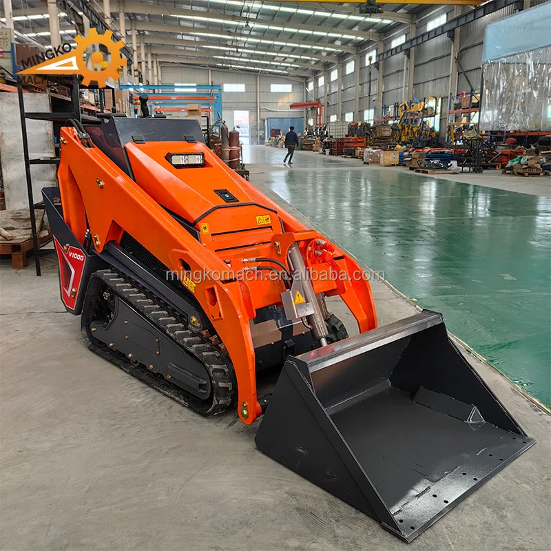 MK-V1000 Mini Skid Steer Loader - Diesel Track Loader