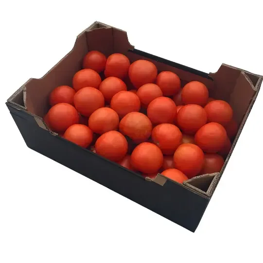 Custom Made Logo Printed Brown Corrugated Paper Tomato Packaging Box ...