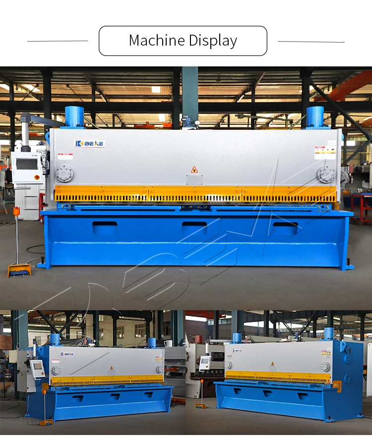 10x4000mm Hydraulic Shearing Machine Guillotine Steel Cutter Cnc ...