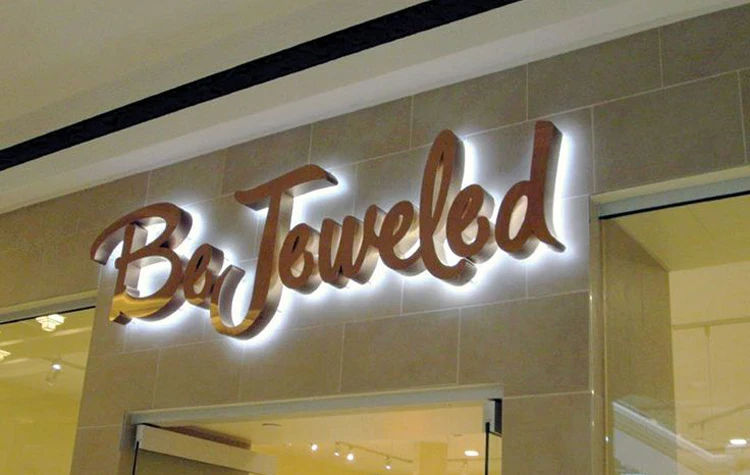 Letter Signage For Sign Illuminated Shop Front Led Letters Backlit ...