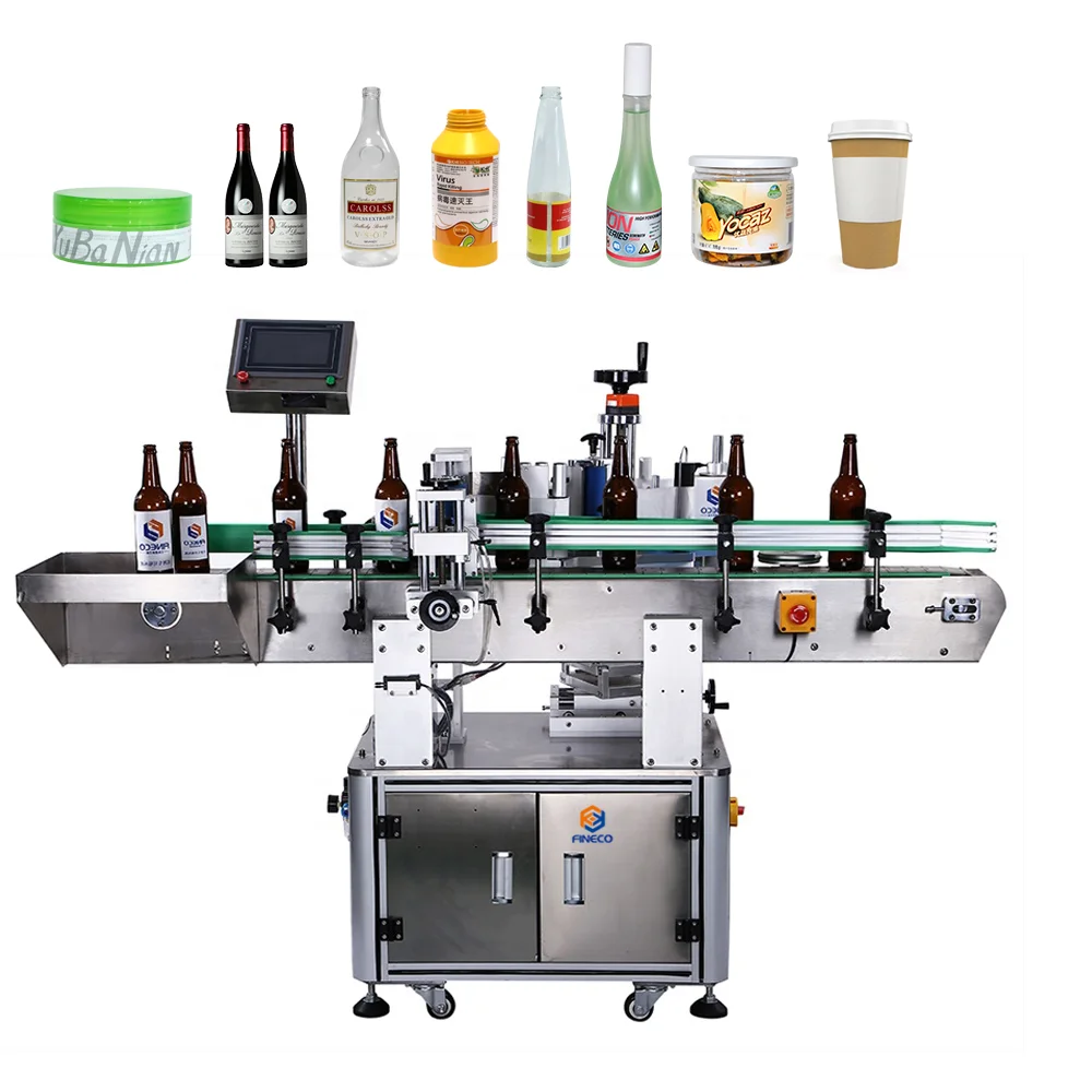 High Quality Semi-Automatic Glass Round Bottle Labeling Machine