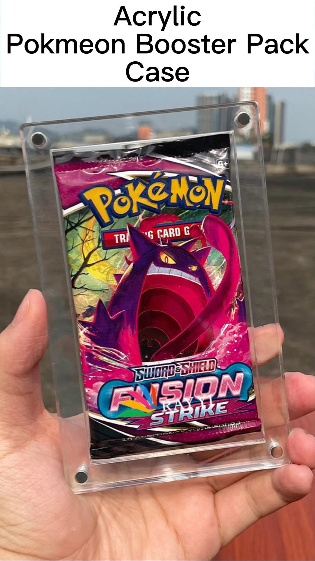 Ray Yi Custom Clear Pokemon Cards Booster Box Packs Display Acrylic ...