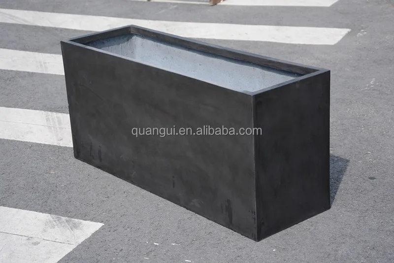 Large Rectangular Fiberglass Outdoor Planter Box - Eco-Friendly ...