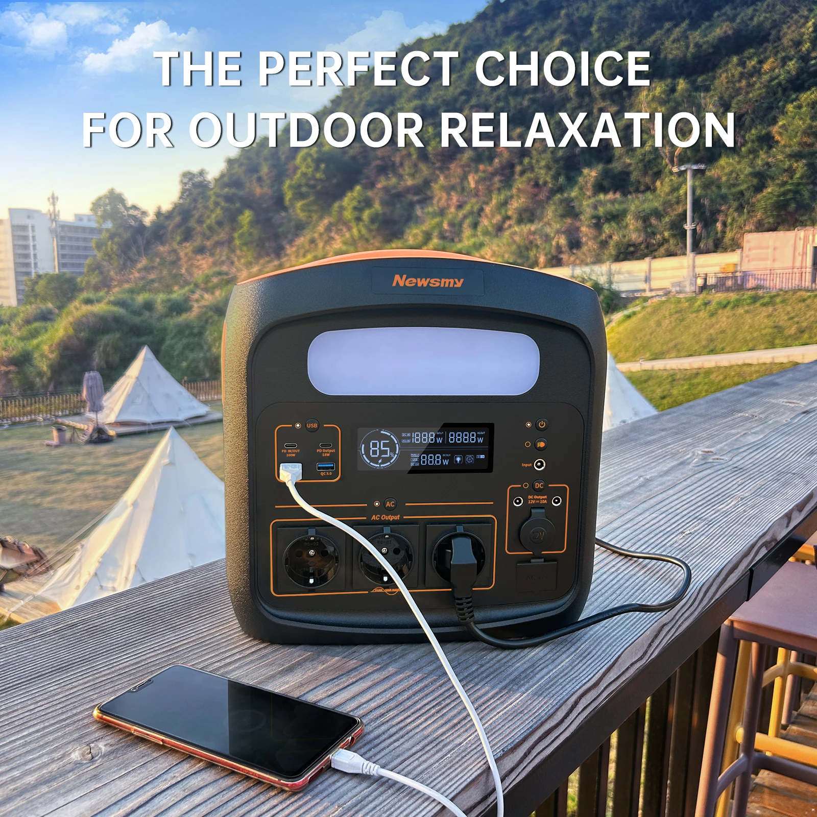 Eu In Stock 1200w 921wh Fast Charging Ups Lmfp Grade A Battery 230v ...