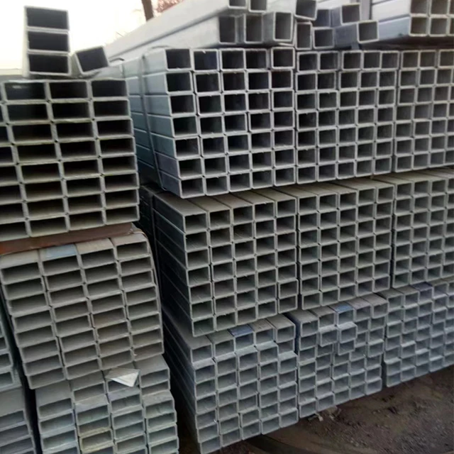 Ms Rectangular Hollow Gi Pipe Galvanized Steel Tube Gi Square Tubing Bs ...