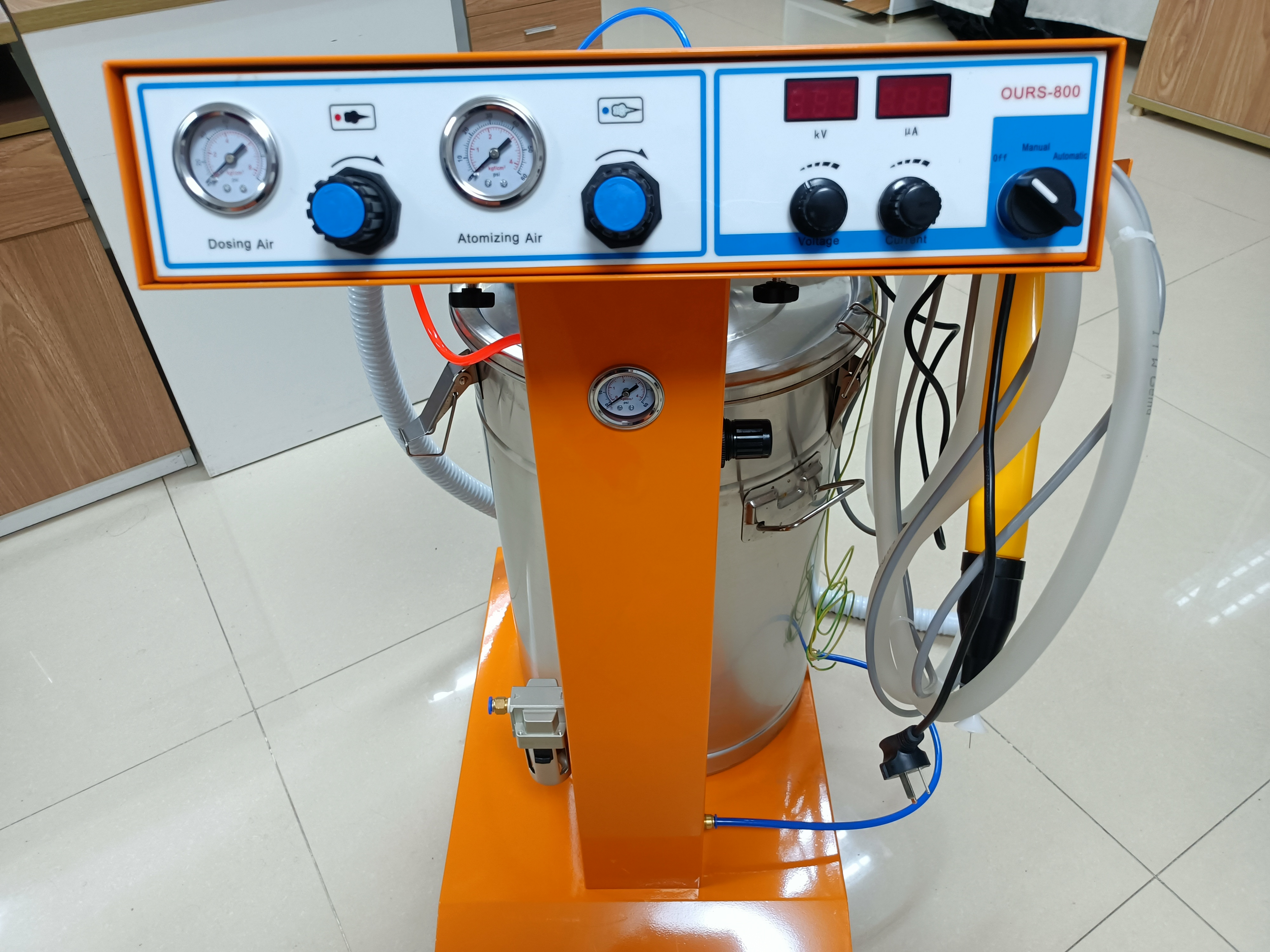 Powder Coating Gun Electrostatic Spray Powder Coating Painting Machine ...