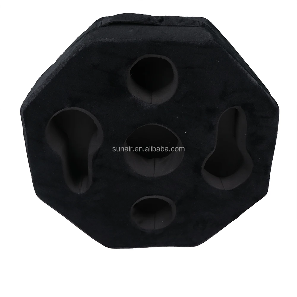 Sofa Buddy Hexagon Cup Cozy Pillow - Convenient Couch Cup Holder