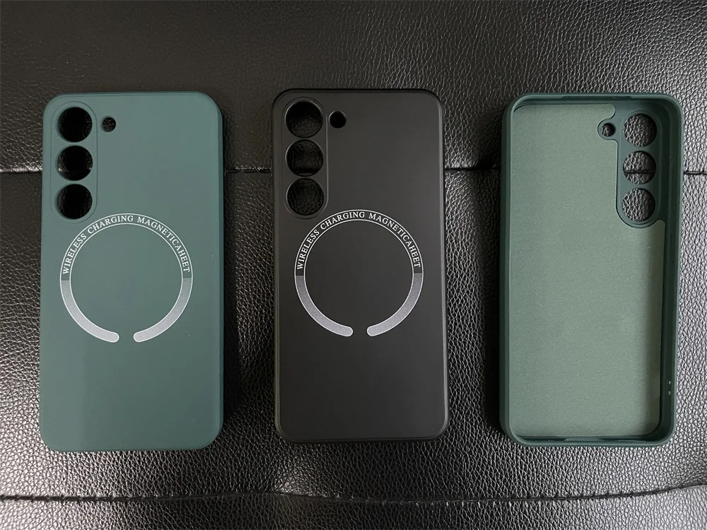 Luxury Magnetic Wireless Charging Phone Case for Samsung S25