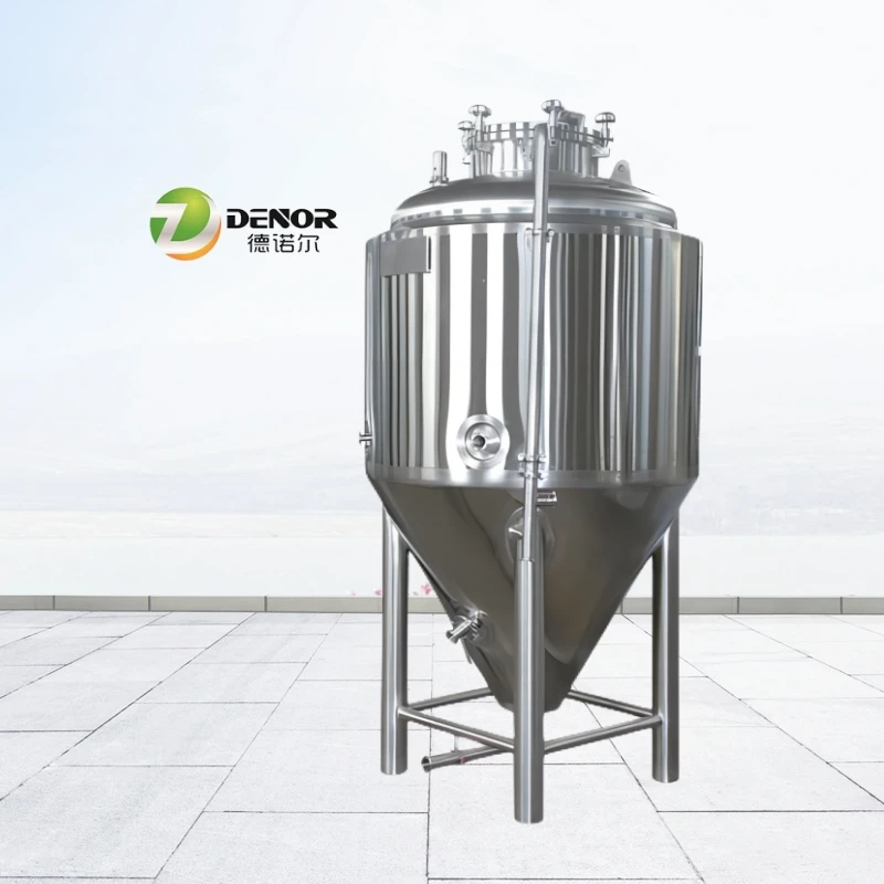 Double Walled Cooling Jacket Conical Beer Fermenter Stainless Steel ...