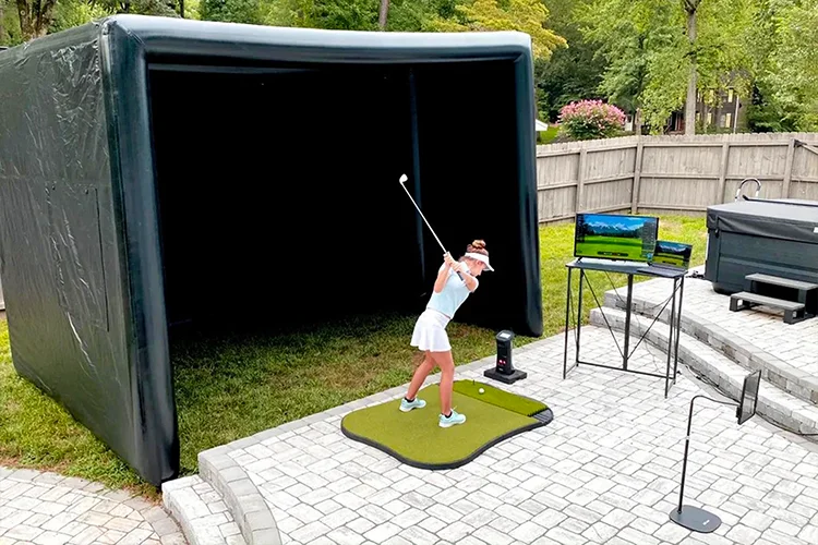 Inflatable Golf Simulator Enclosures - Customized Solutions
