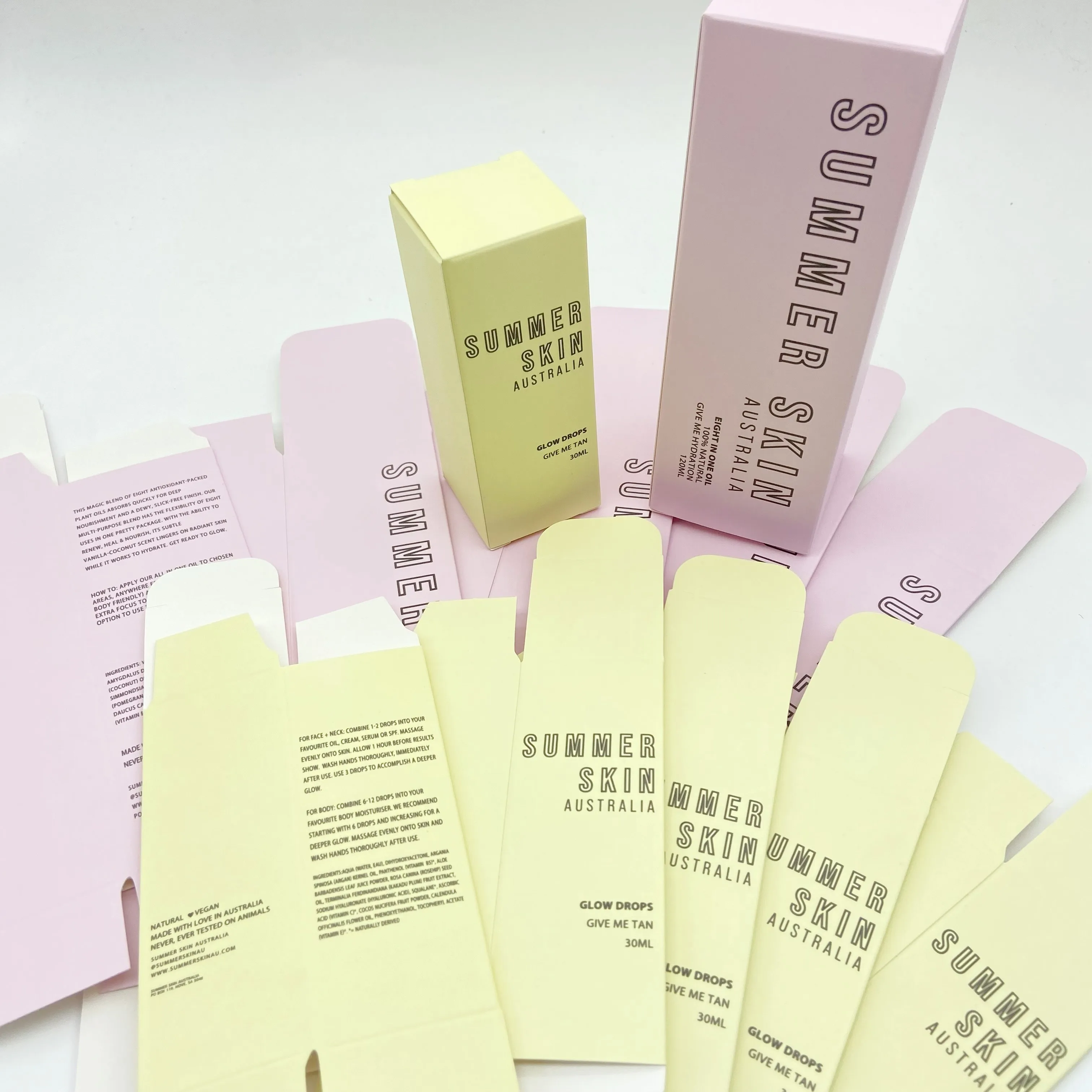 Perfume Cosmetics Sample Packaging - Customized Folding Cards