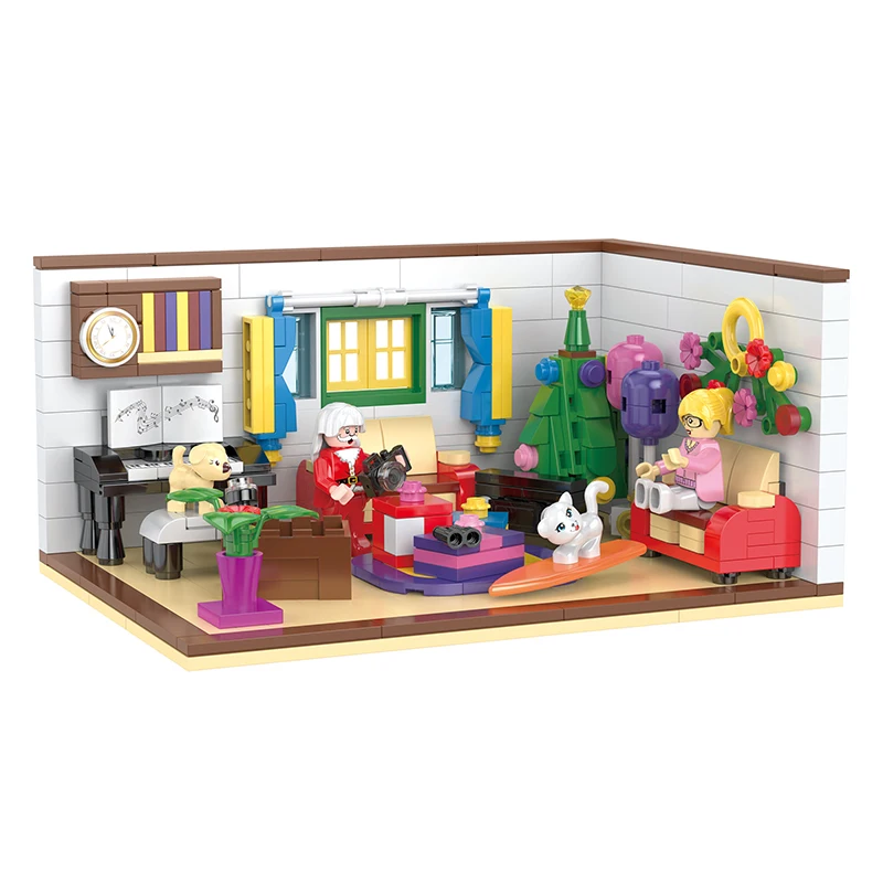 COGO Build Block House Toys Kids Building ABS Plastic Construction ...