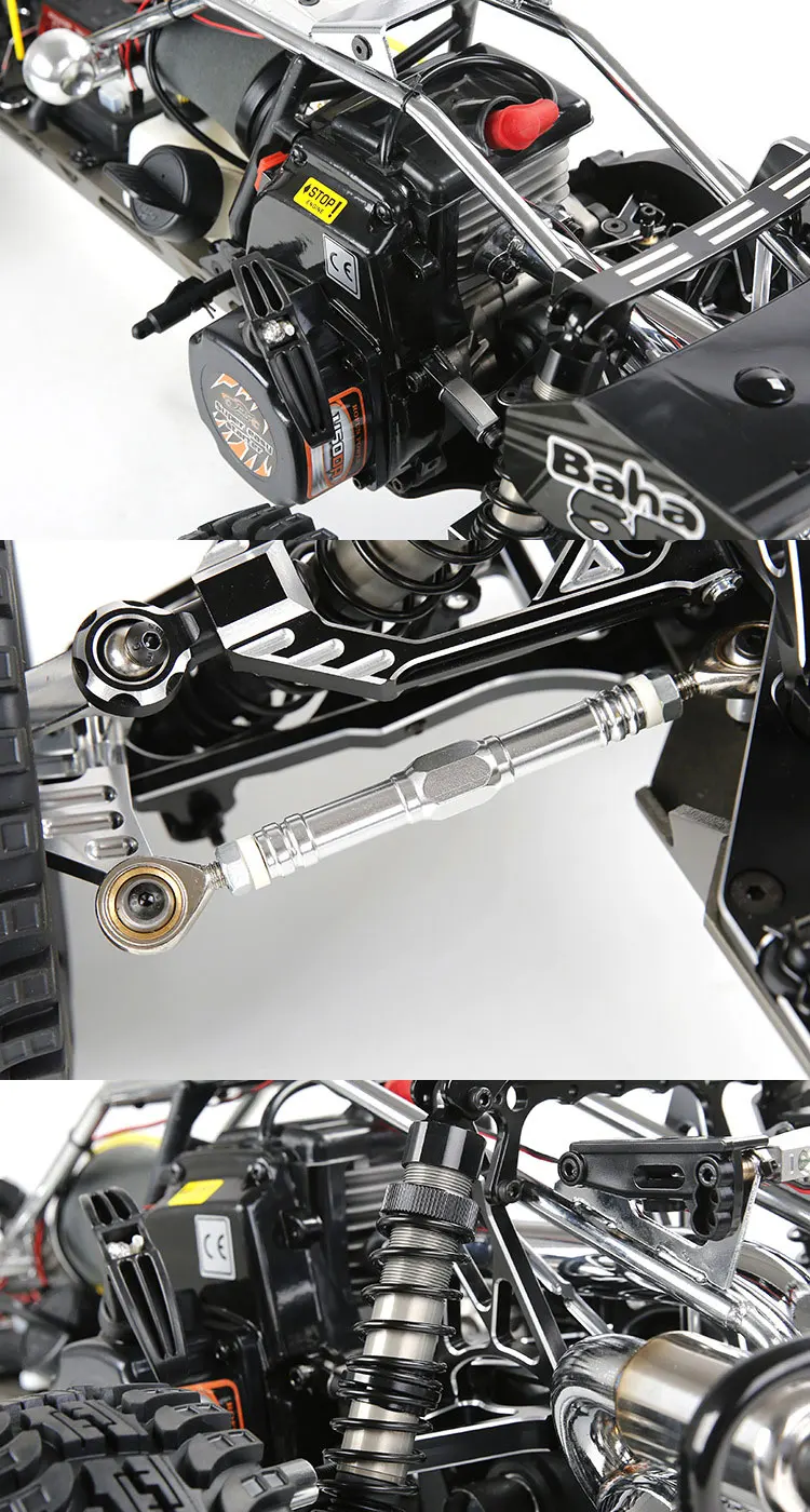 45CC Engine 75KG Metal Servo CNC Kits - Rofun Baha 450 2024