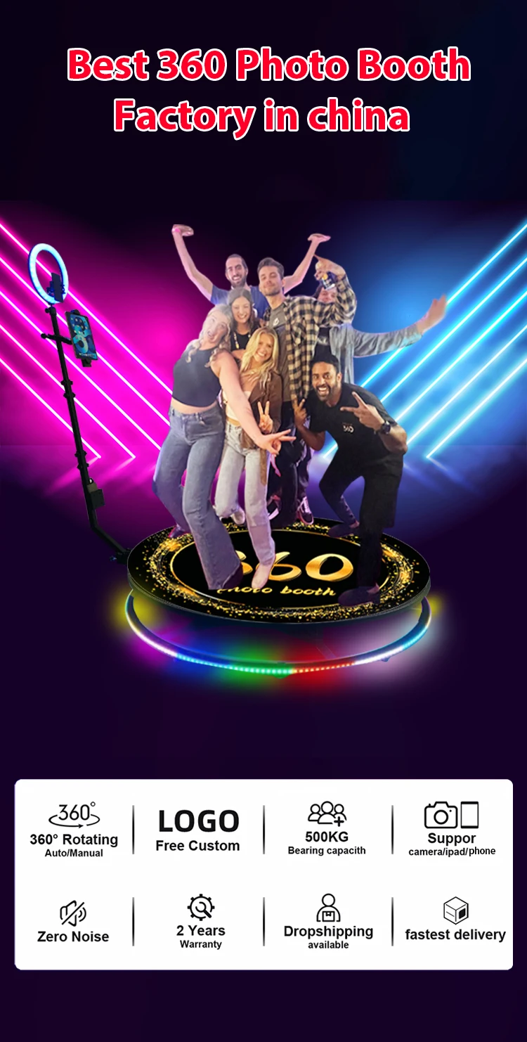 360 Photobooth - High Quality 360 Degree Selfie Machine