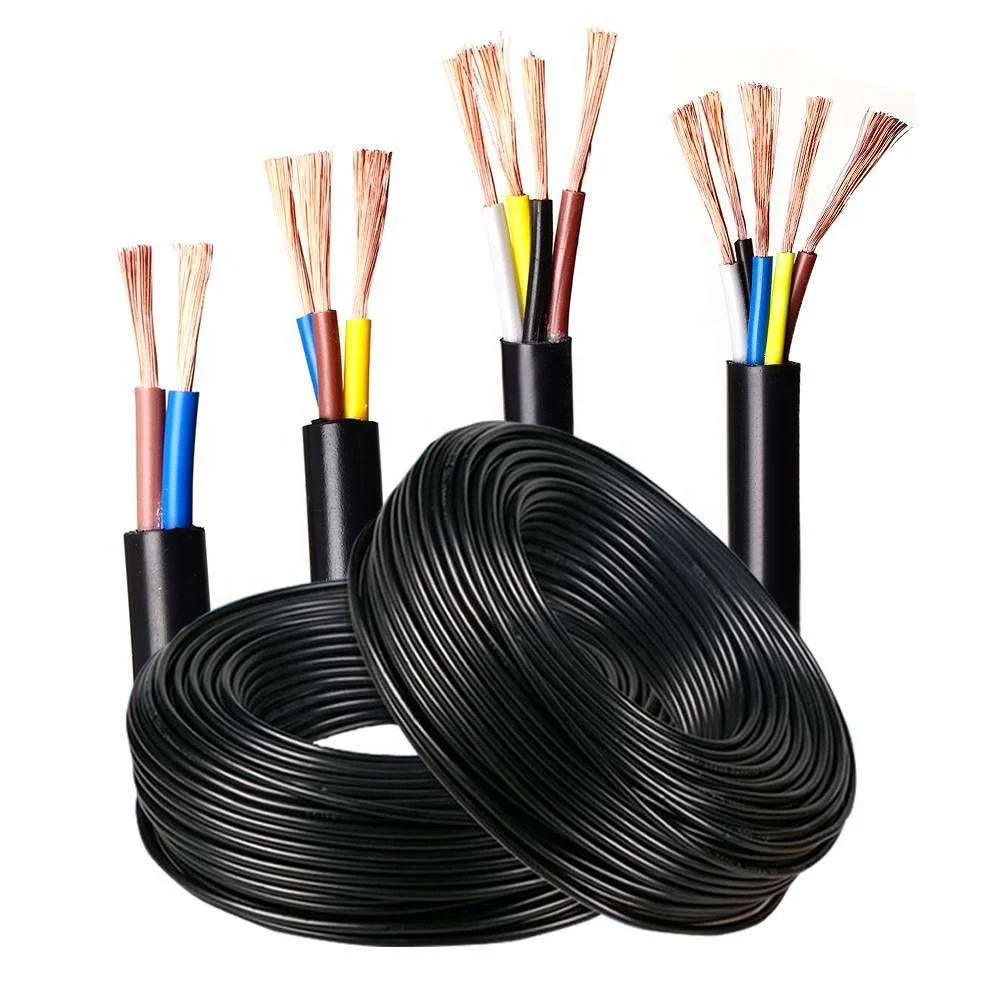 Rvv Electrical Wire Cable 2.5mm Cable Wire 2 Cores 0.5 Mm Flexible Pvc Electric Wire - Buy Rvv ...