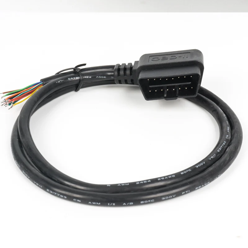 Obd2 16pin Male Plug Connector For Elm327 Extension Adapter Obd Cable ...