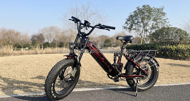 New Arrival 1200w 1500w High Power Electric Fat Tire Bike 2 Wheel Drive ...