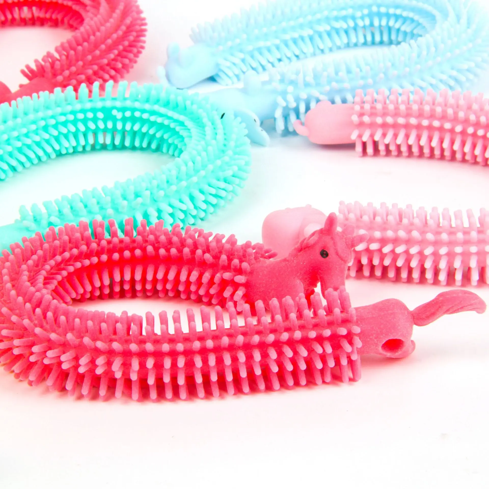 Unicorn Pull Noodle Fidget Toys String Stress Relief Autism Vent Toy ...