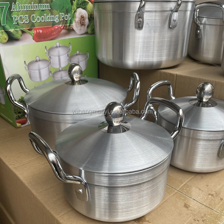 14pcs Aluminum Cooking Pot Set - Best for Home & Restaurant