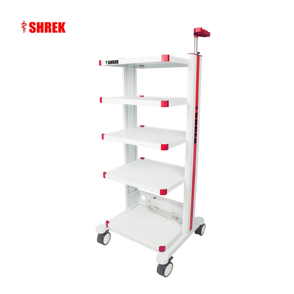 304 Stainless Steel Laparoscopy Trolley for Endoscope Tower - CE ISO ...