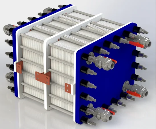 10kw Vanadium Redox Flow Battery Stack Vrfb For Long Duration Energy ...